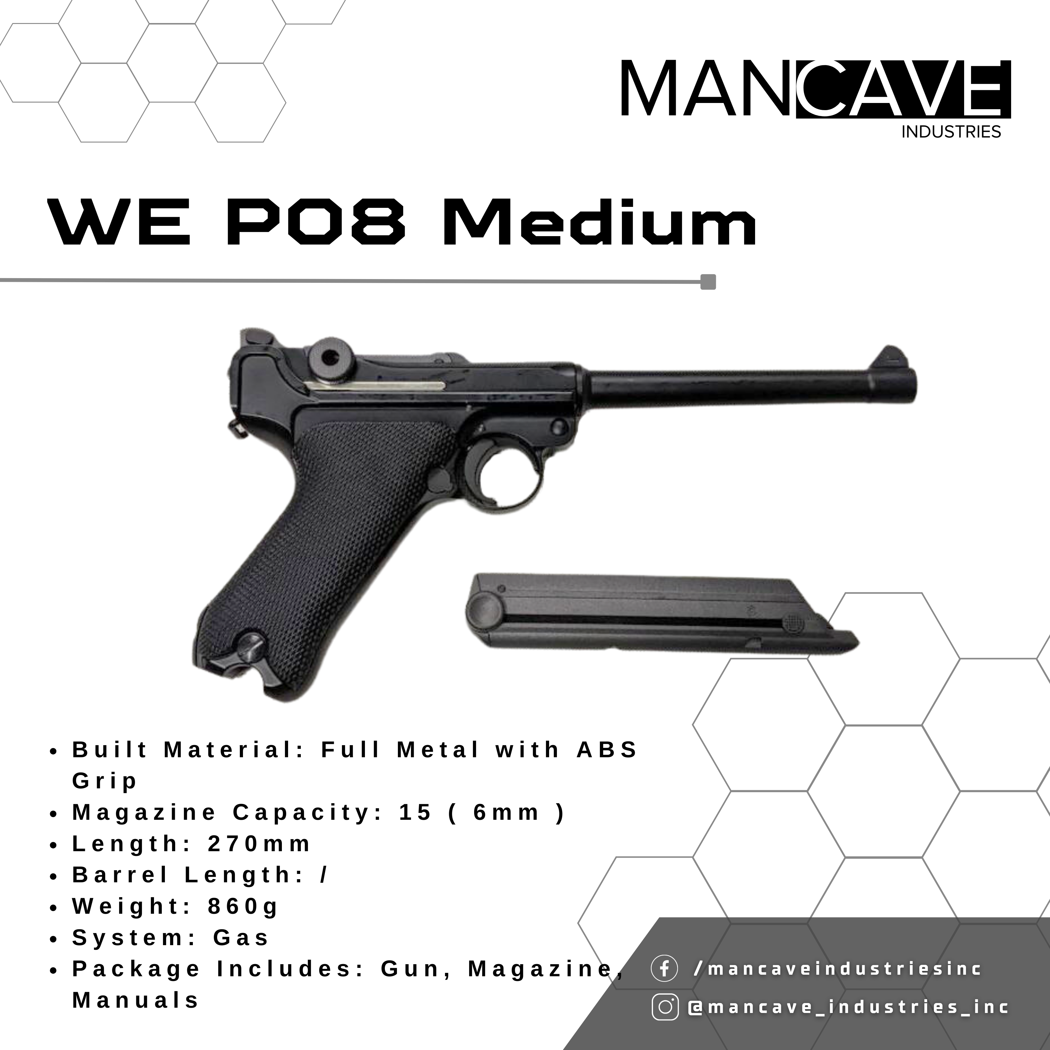 WE P08 Medium – Mancaveindustries