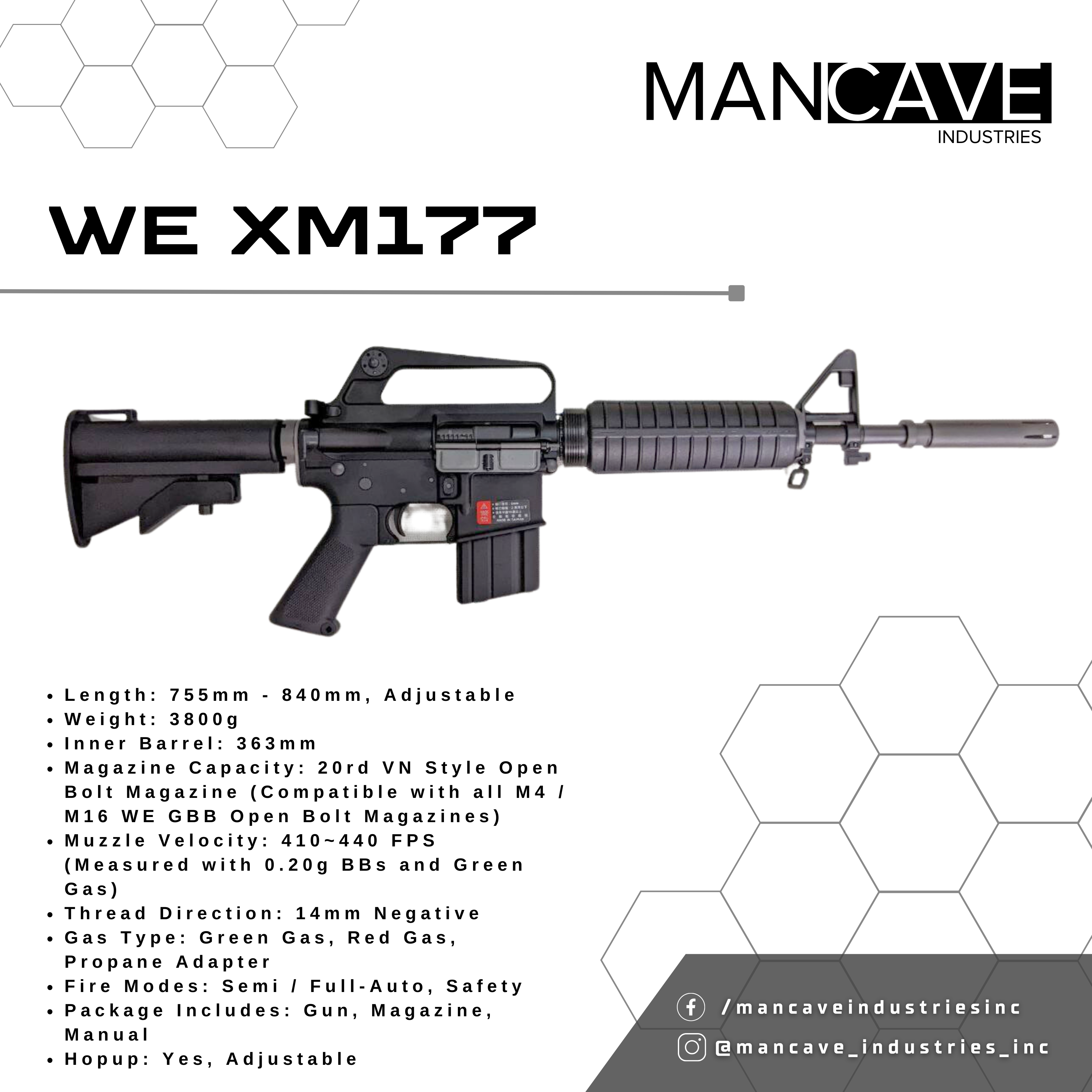 WE XM177 V3 – Mancaveindustries