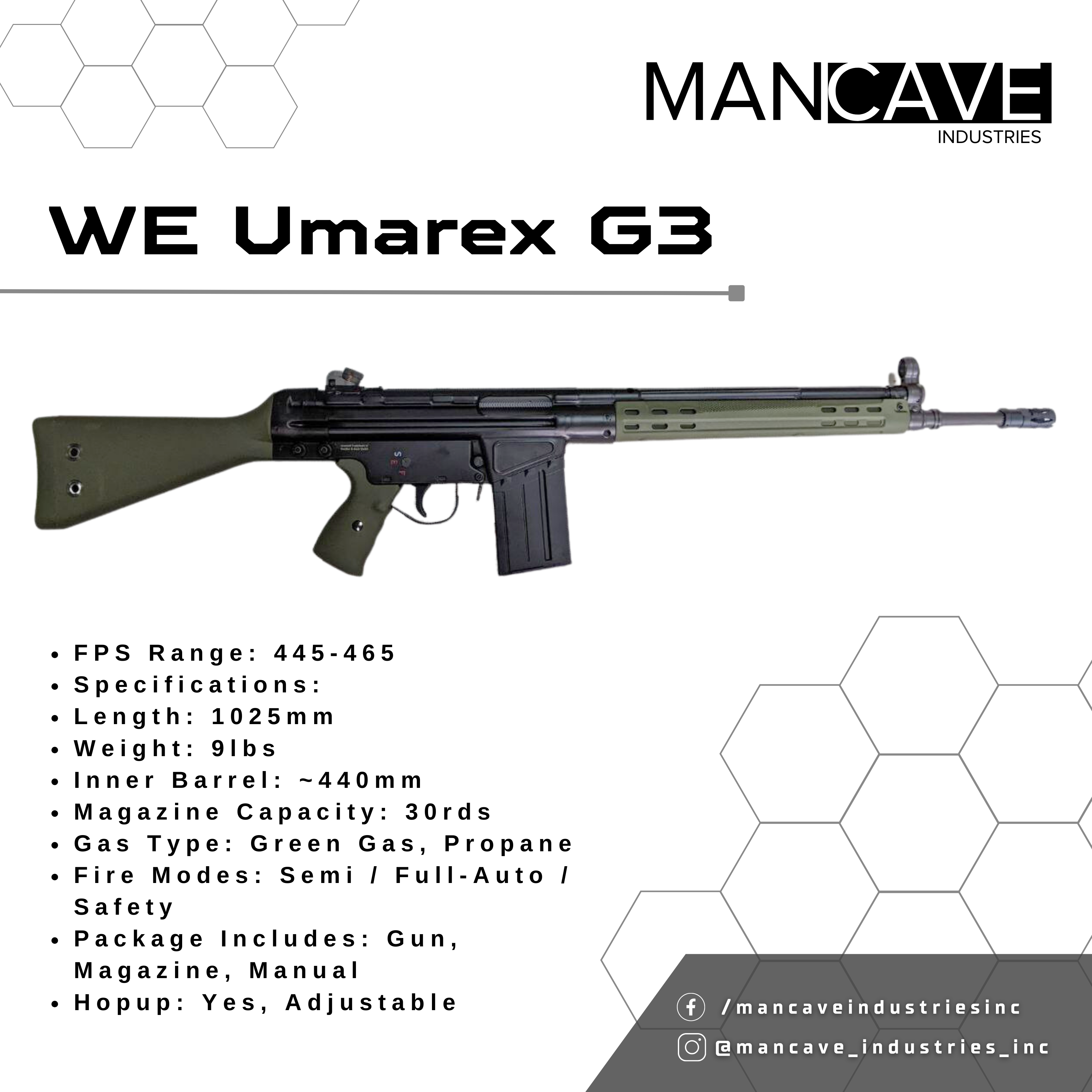 WE Umarex G3 – Mancaveindustries