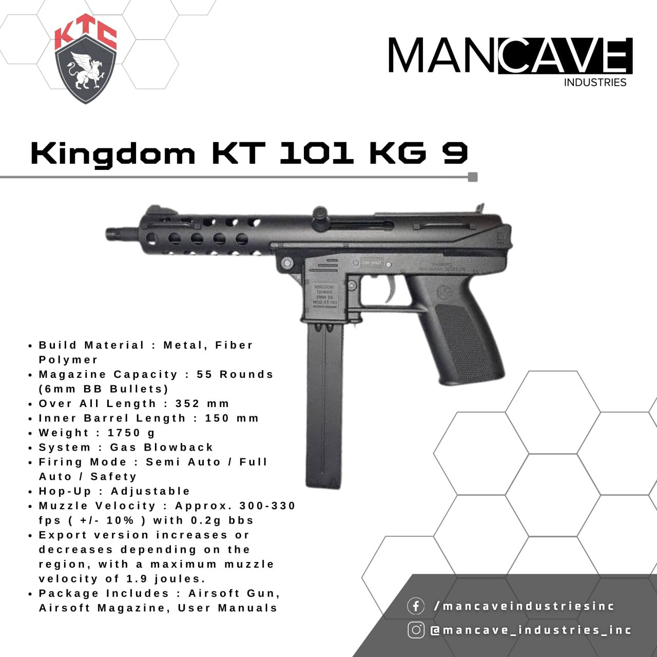 Kingdom KT101 KG9 – Mancaveindustries