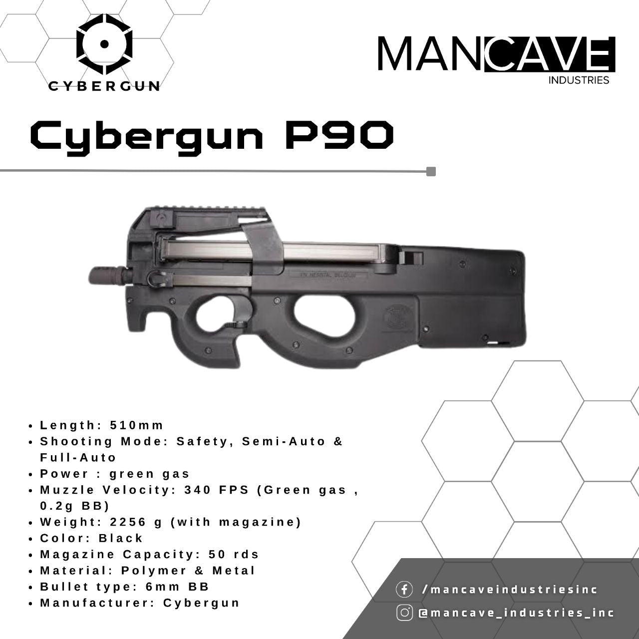 Cybergun P90 – Mancaveindustries