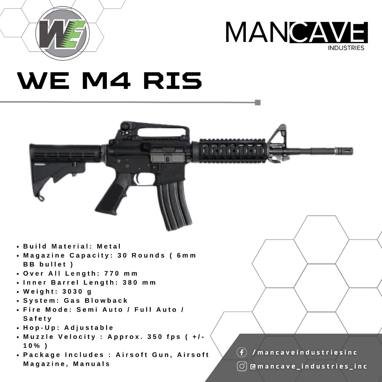 WE M4 RIS V3 – Mancaveindustries