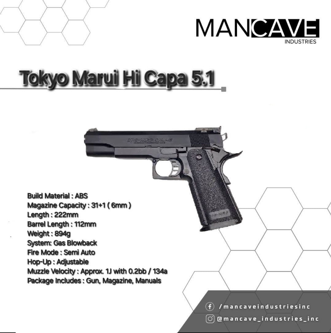 Tokyo Marui Hi Capa 5.1 – Mancaveindustries