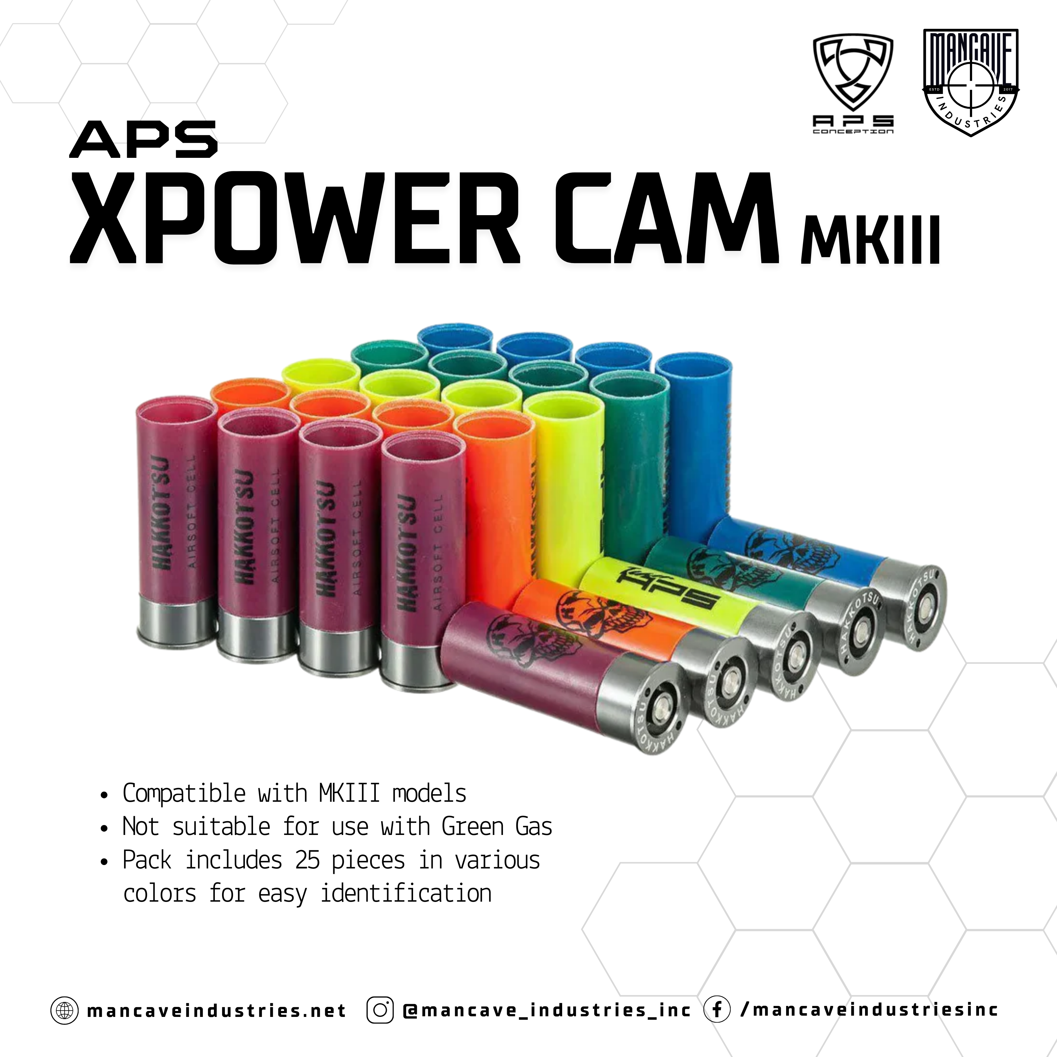 APS XPower Cam Shells – Mancaveindustries