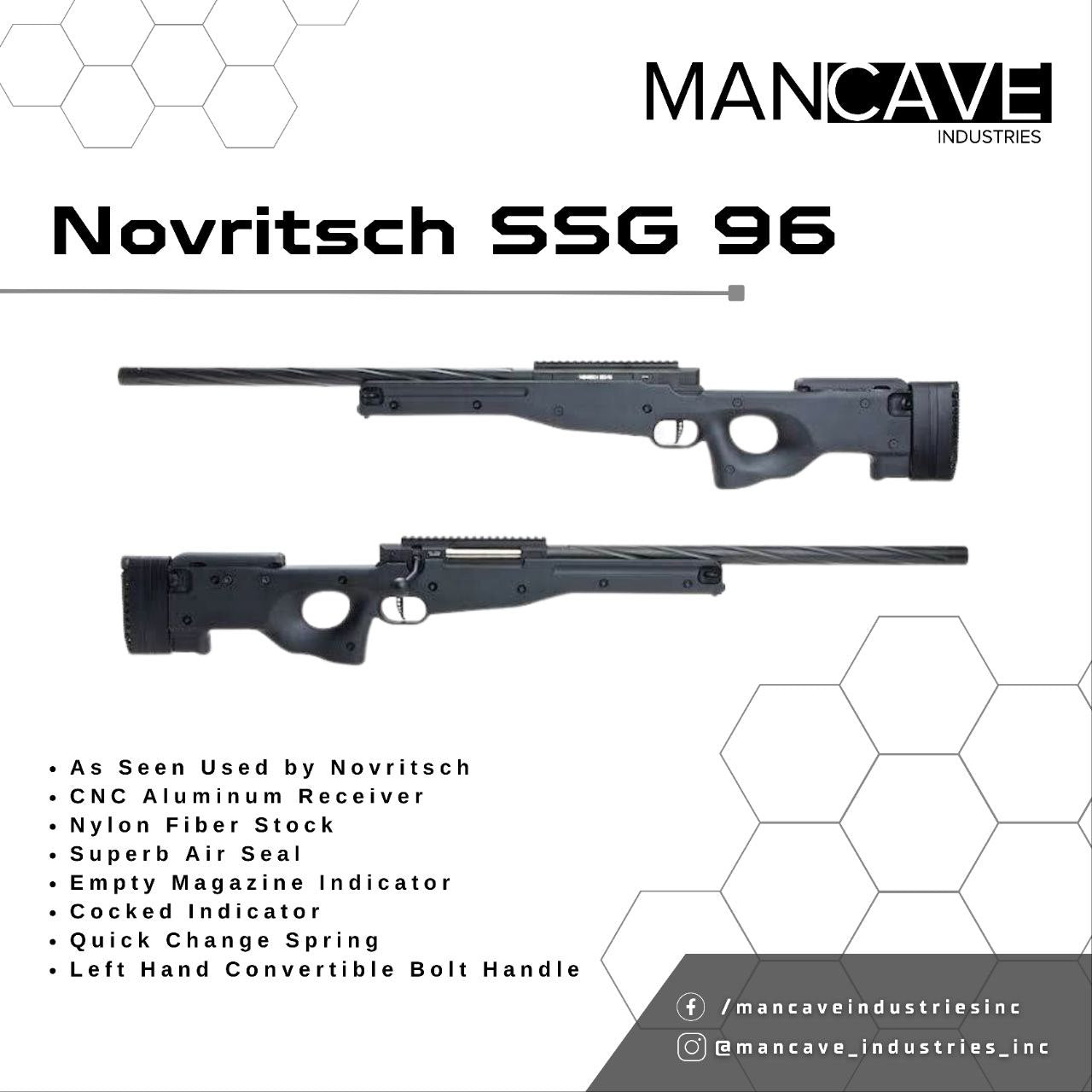 Novritsch SSG 96 MK1 – Mancaveindustries