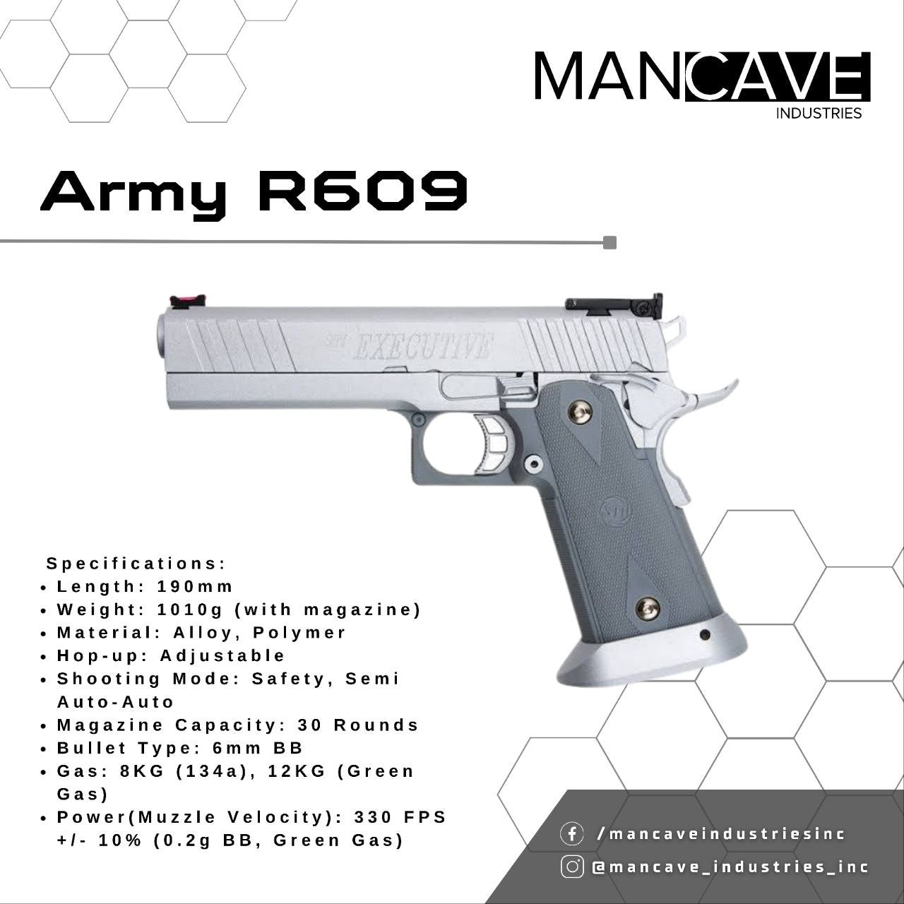 Army Armament R609 – Mancaveindustries