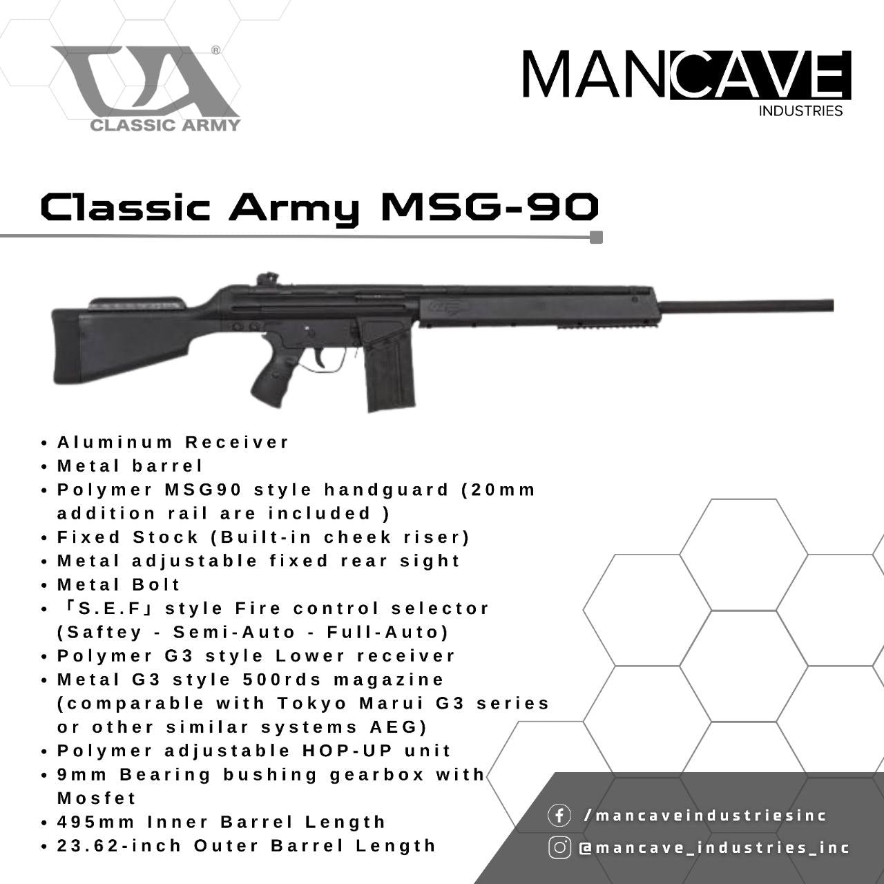 Classic Army MG90 – Mancaveindustries