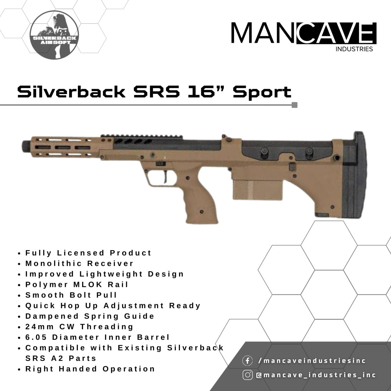 Silverback SRS 16” Sport – Mancaveindustries